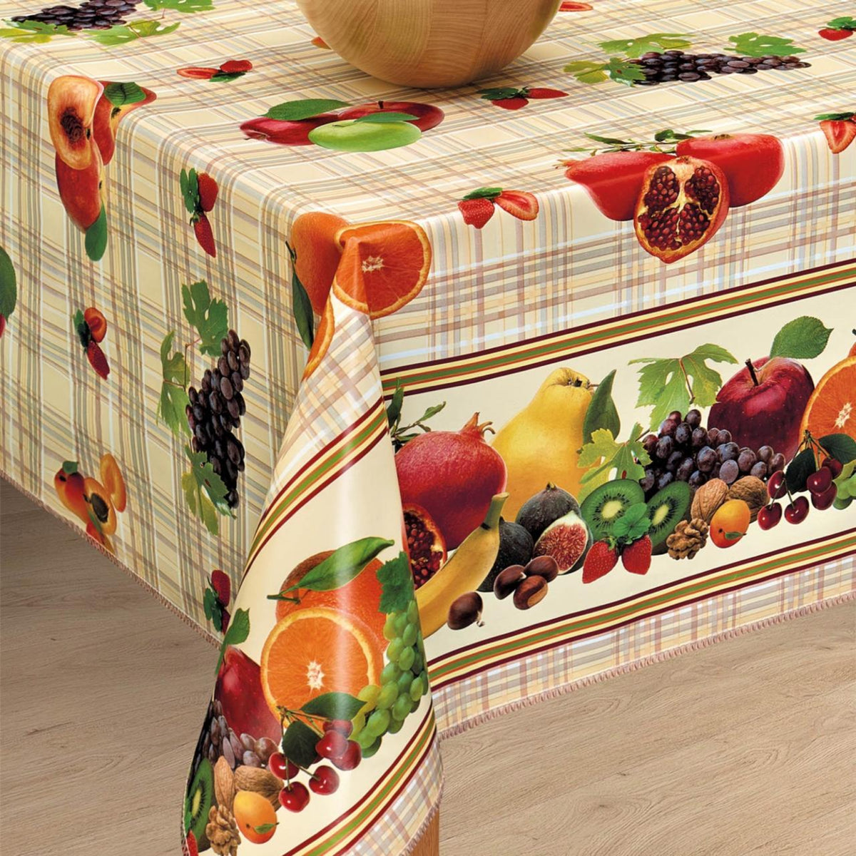 140cm Turkish PVC tabling with flannel backing | 162A – EDURA