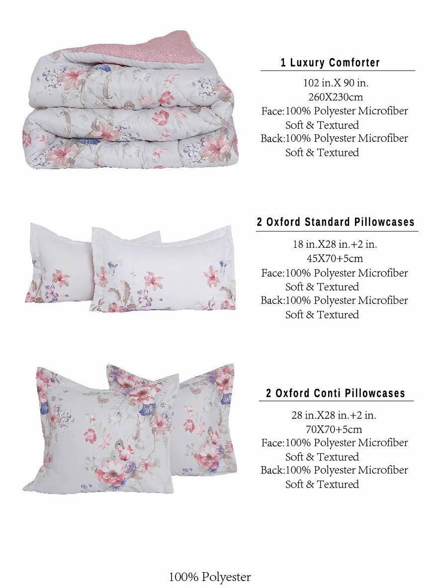 5 piece Luxury Lofty Comforter Set | 01 – EDURA
