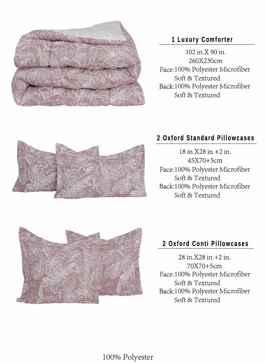5 piece Luxury Lofty Comforter Set | 03 (SALE PRICE) – EDURA