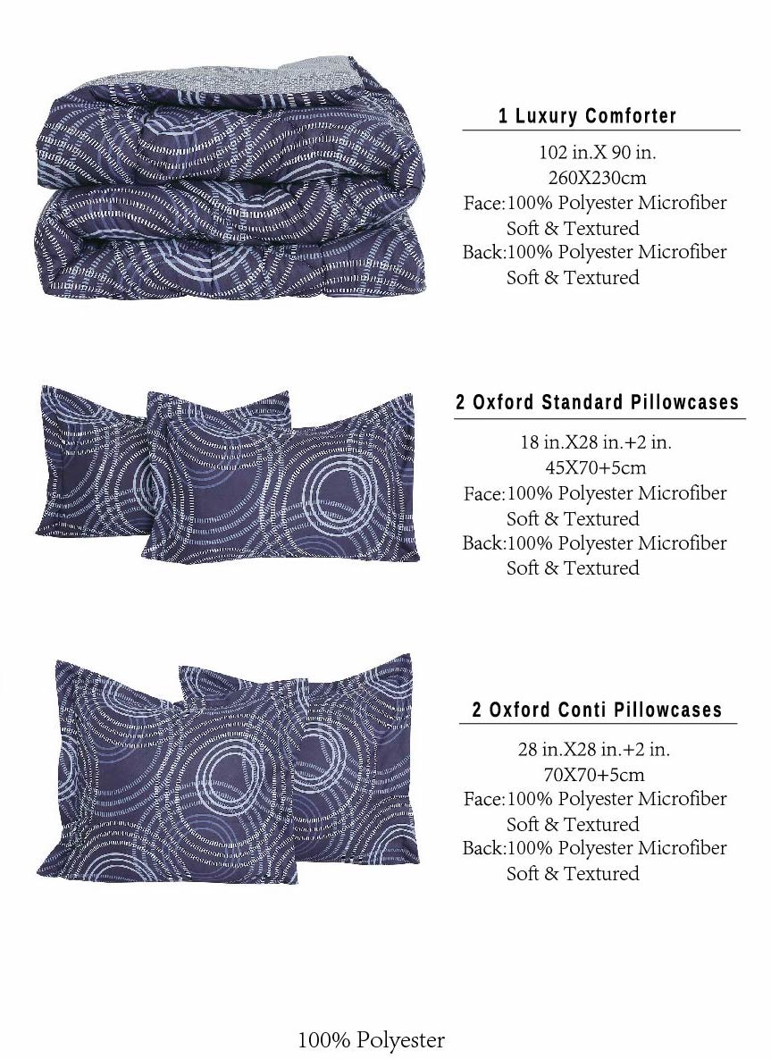 5 piece Luxury Lofty Comforter Set | 05 – EDURA