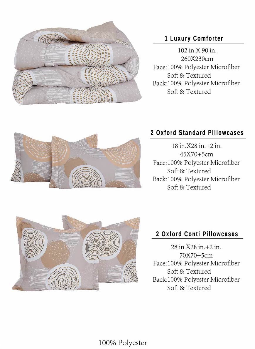 5 piece Luxury Lofty Comforter Set | 08 – EDURA
