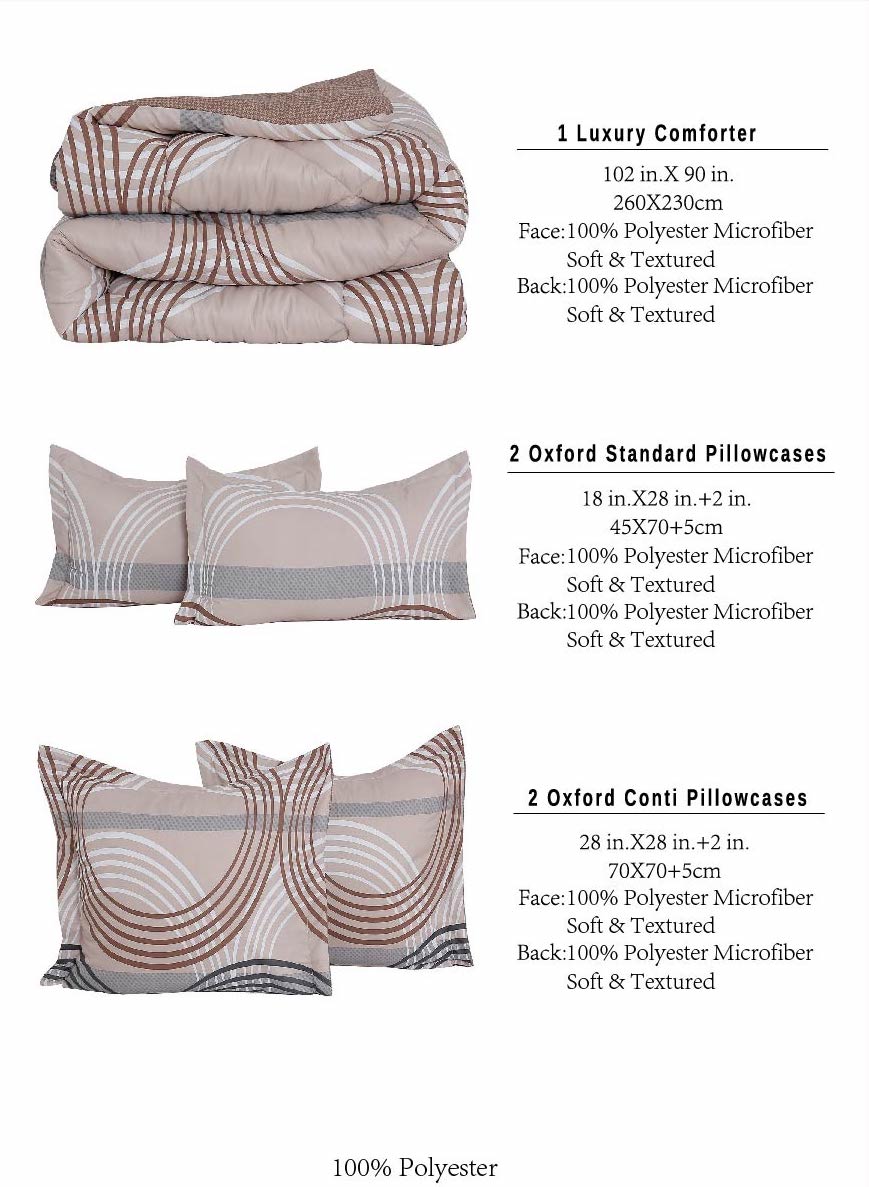 5 piece Luxury Lofty Comforter Set | 12 – EDURA