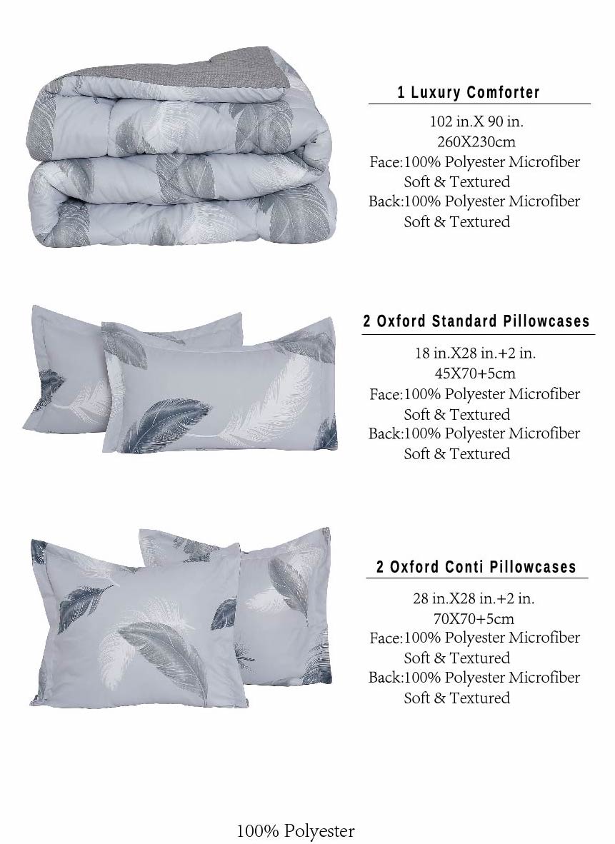 5 piece Luxury Lofty Comforter Set | 15 – EDURA