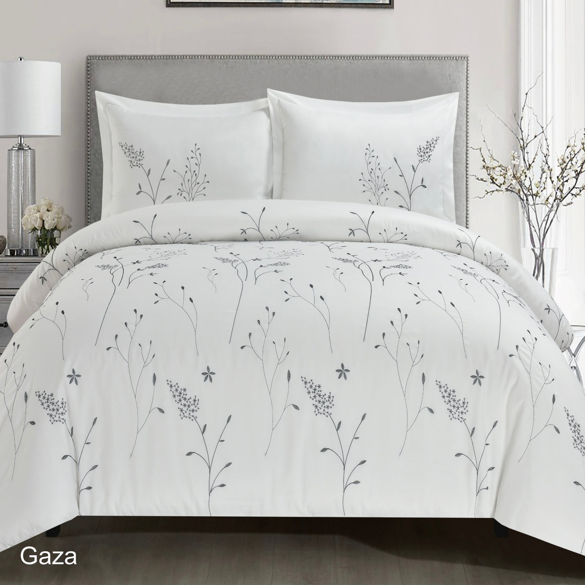 Carleton Embellished Duvet Cover Set | Gaza (Assorted sizes) – EDURA
