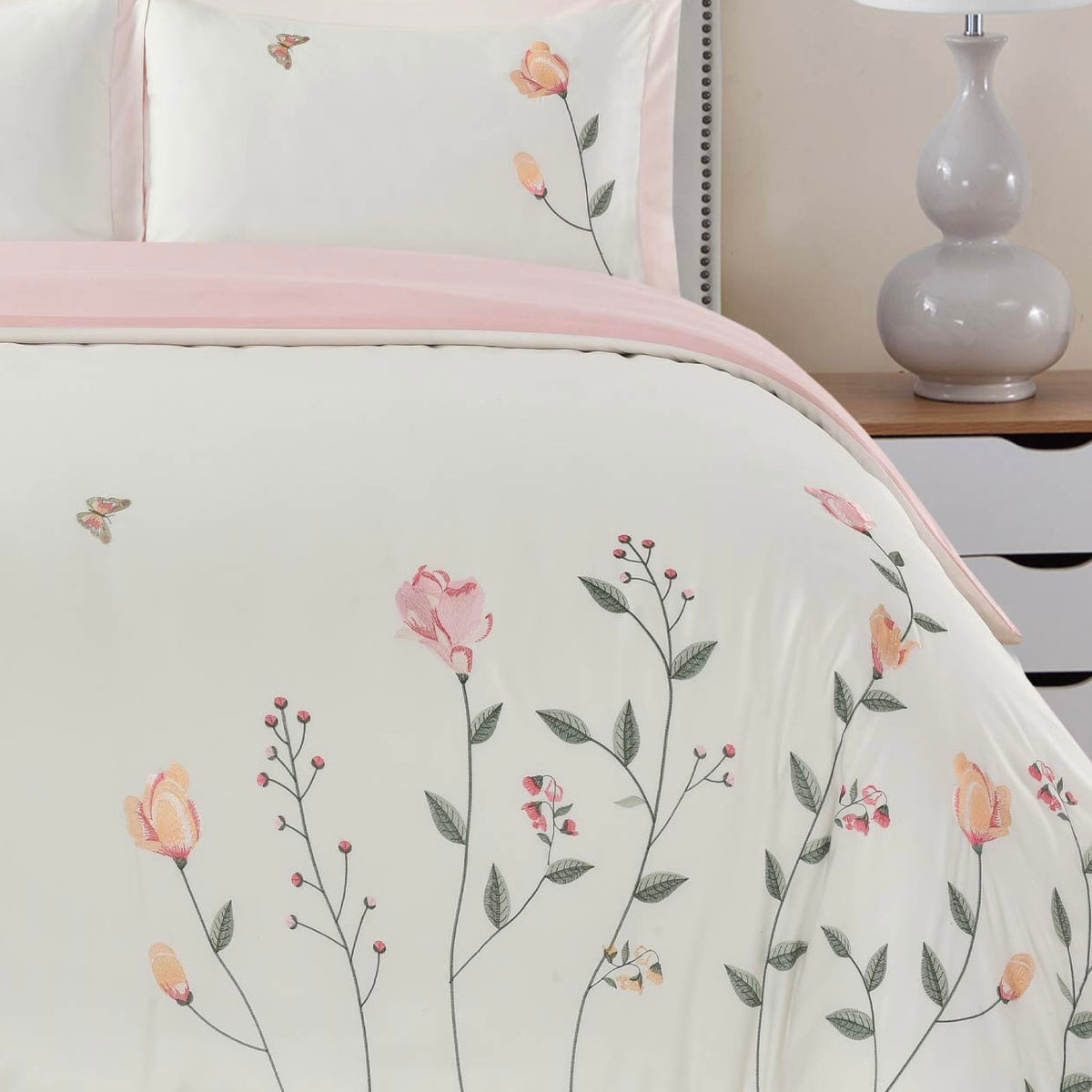 Carleton Embellished Duvet Cover Set | Bronte (Queen/ King) – EDURA