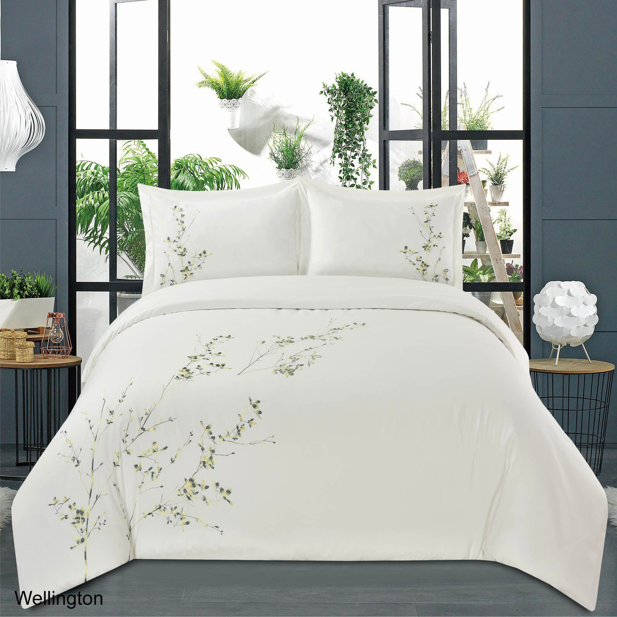 Carleton Embellished Duvet Cover Set | Wellington (Queen/ King) – EDURA