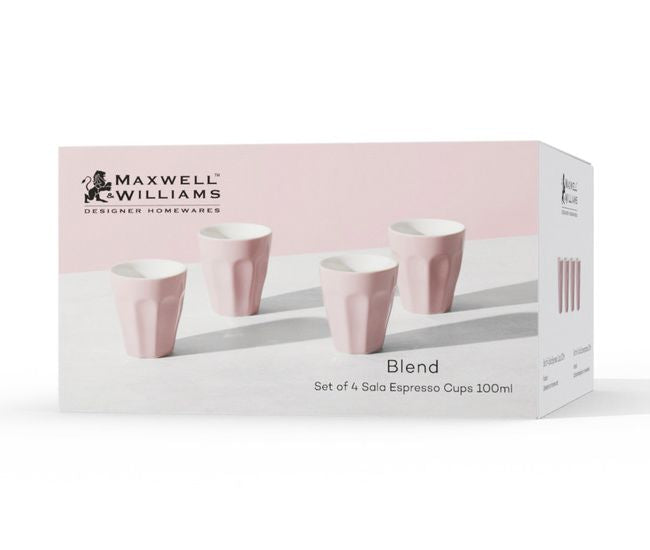 Maxwell Williams Blend Sala Espresso Cups (Set of 4) | Pink – EDURA