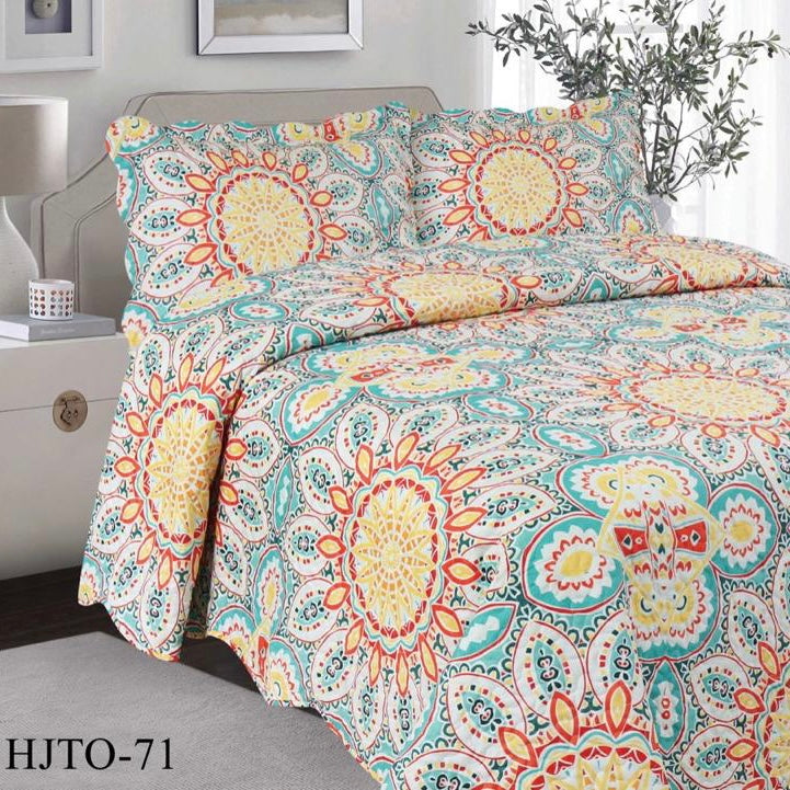3 piece Quilt Set Standard | HJTO-71 (Double/ Queen) – EDURA